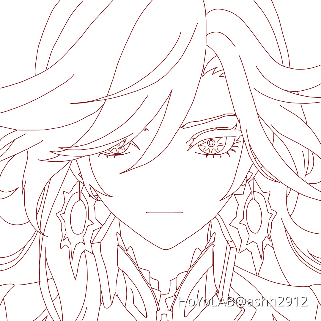 Drawn mavuika by me in steps | check description ⬇️ Genshin Impact ...