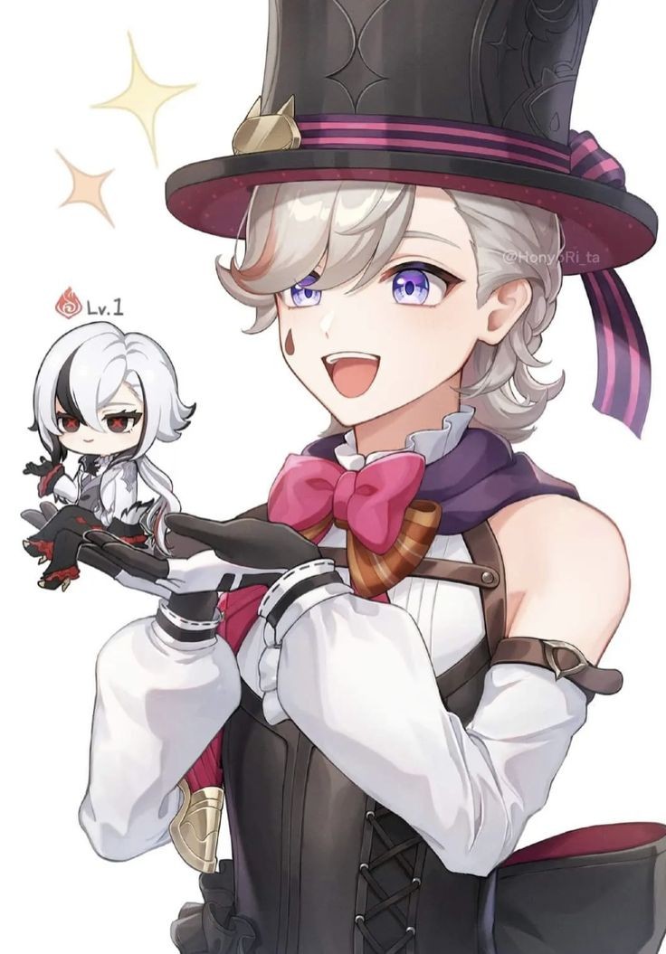 lyney and Father Genshin Impact | HoYoLAB