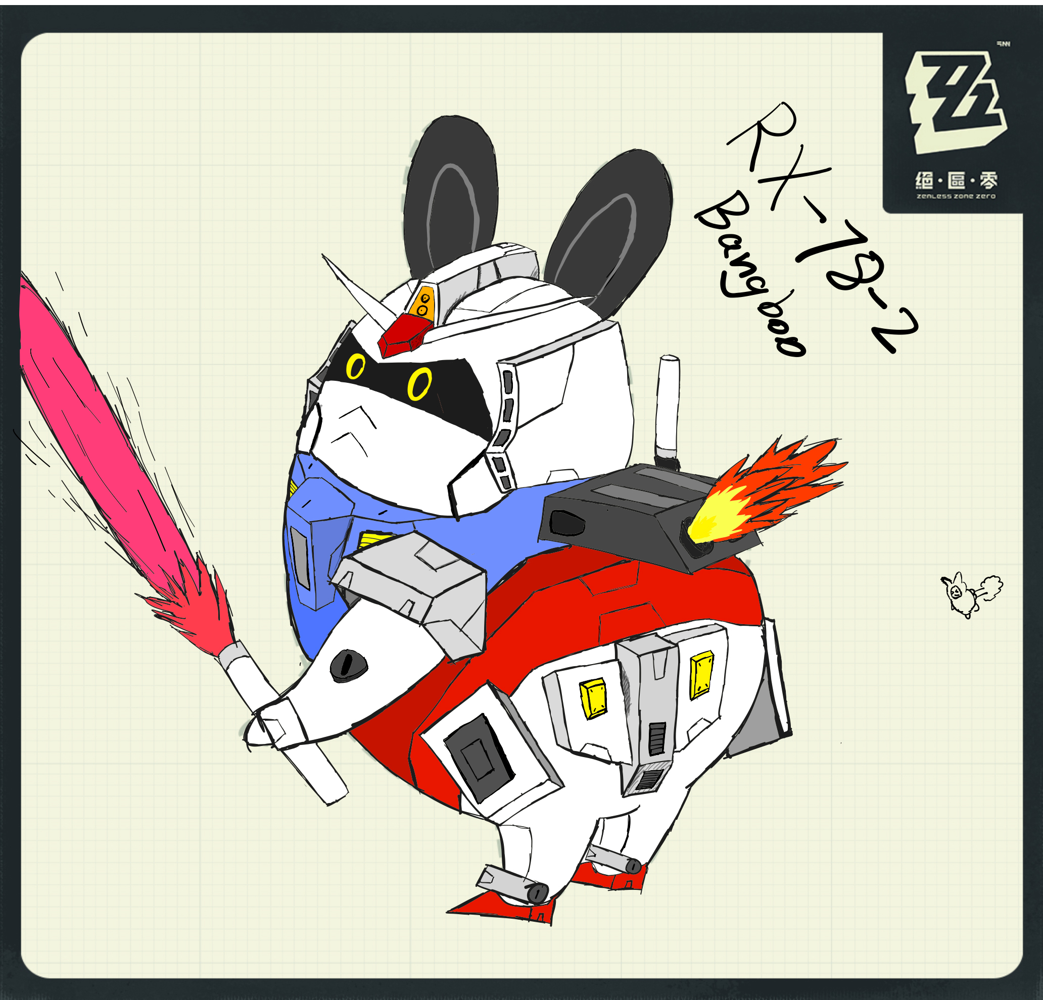RX-78-2 Boo Zenless Zone Zero | HoYoLAB