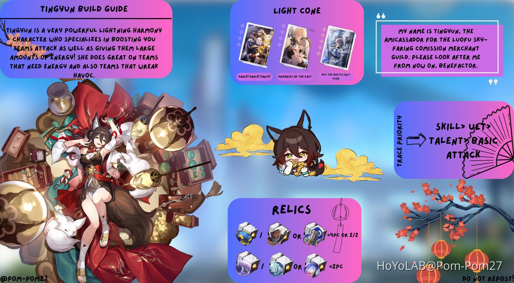 [V2.5] Character Build Guide~Tingyun💫 Honkai: Star Rail | HoYoLAB