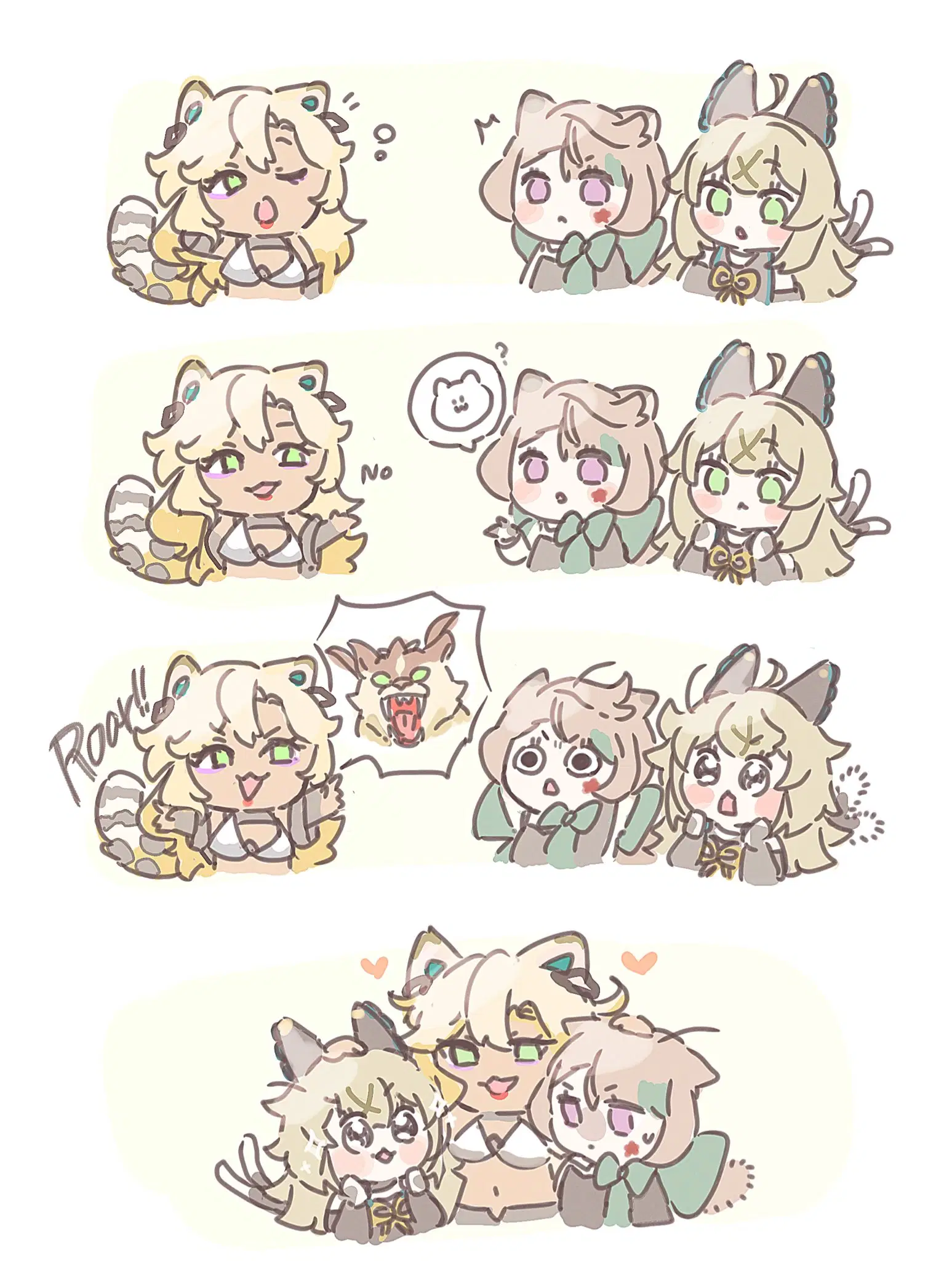 Lynette, Kirara và Xilonen Genshin Impact | HoYoLAB