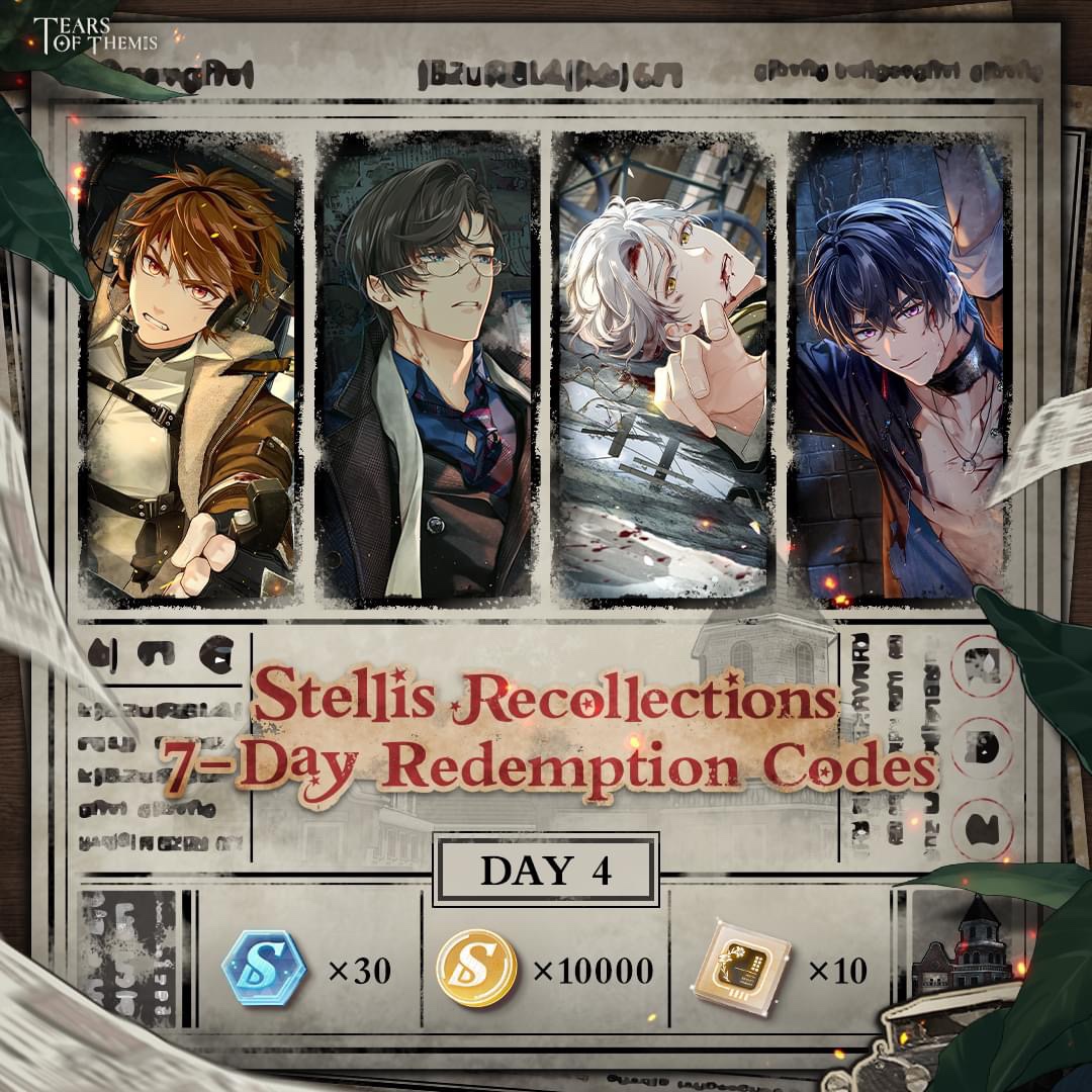 Stellis Recollections 7-Day Redemption Codes Day 4 (NeverFallApart ...