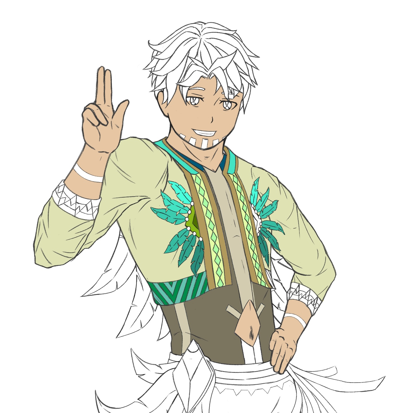 Planning my Color Palette for my own Natlan Character Genshin Impact ...