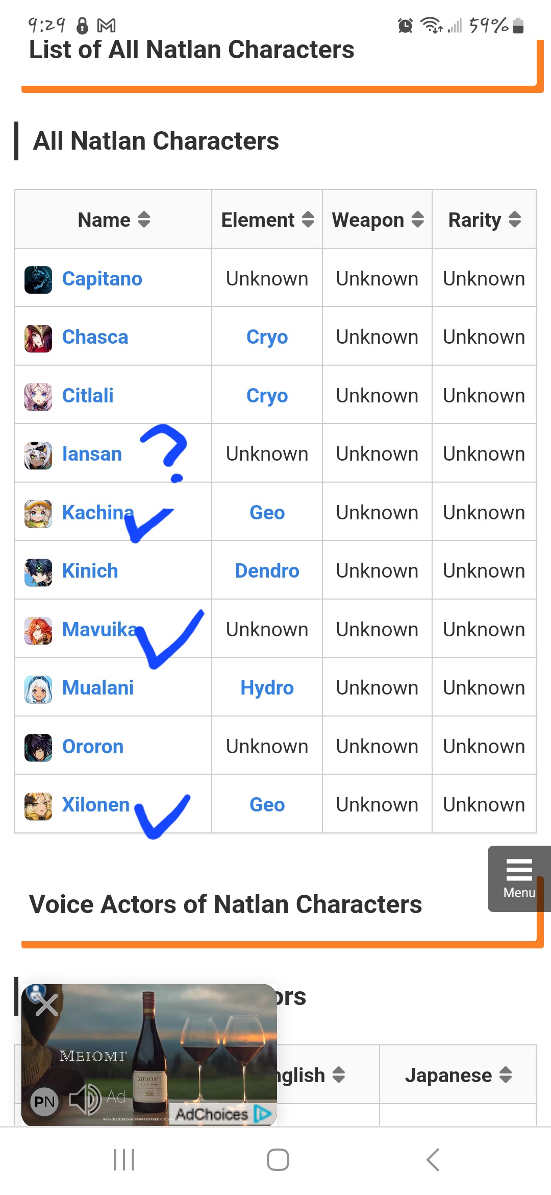My Picks of Natlan Characters(Primarily Looking for Supports) Genshin ...