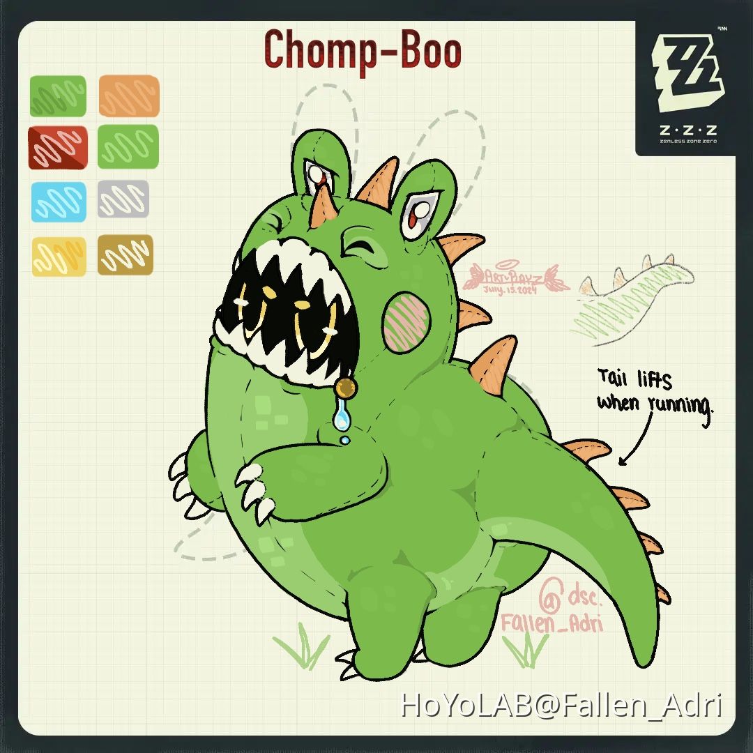 Chomp-Boo Subimission For The DIY-Bangboo Contest! Zenless Zone Zero ...