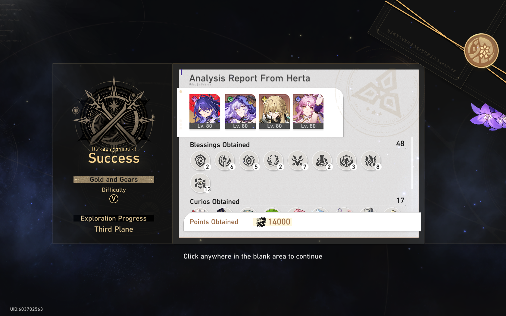 Simulated Universe: Gold and Gears V - Erudition & Destruction Paths Completed Honkai: Star Rail ...