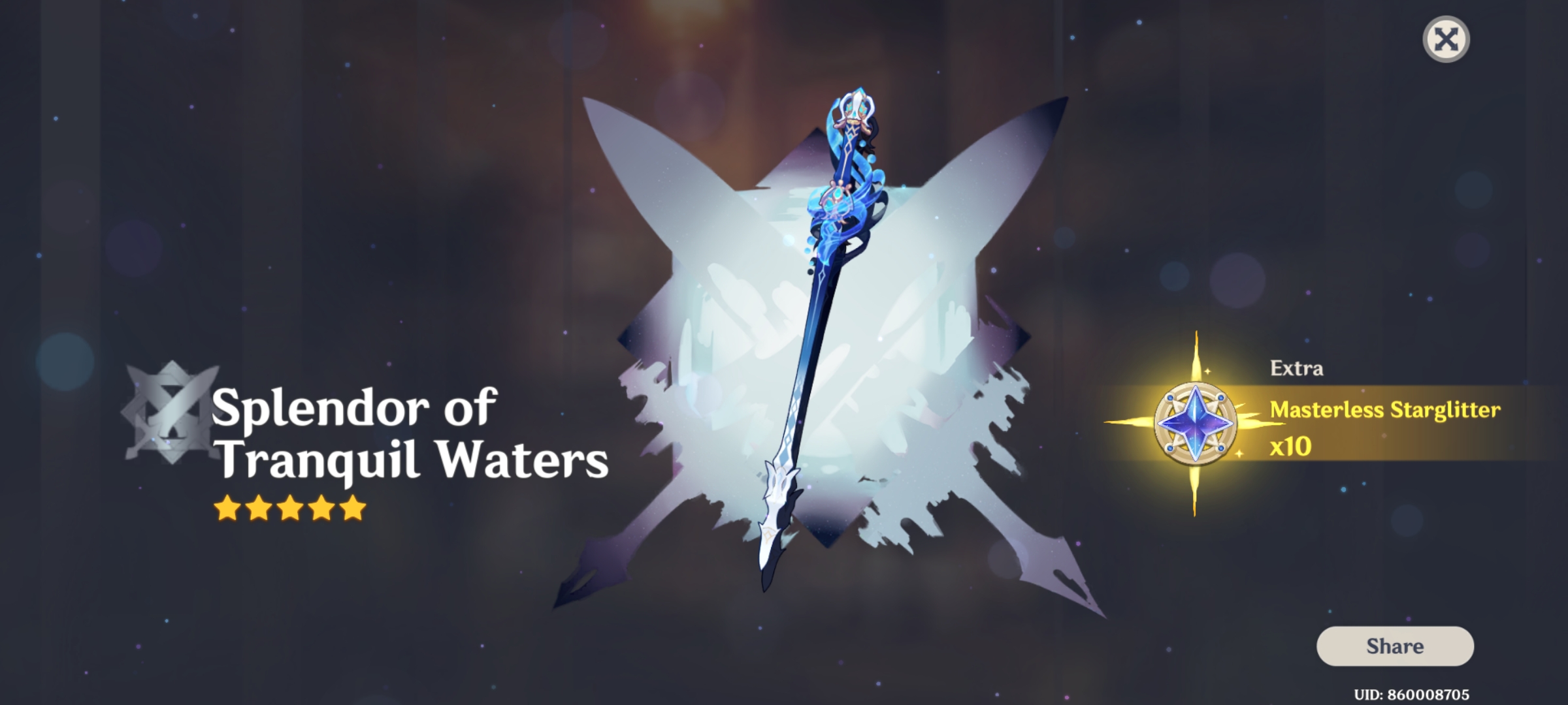 I won 50/50 again and got Furina's Signature Weapon! Genshin Impact ...