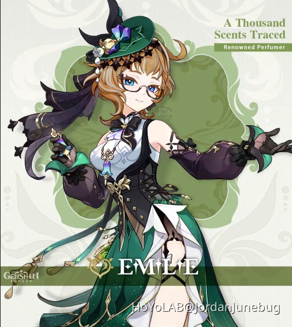 Emilie edit/slight redesign Genshin Impact | HoYoLAB
