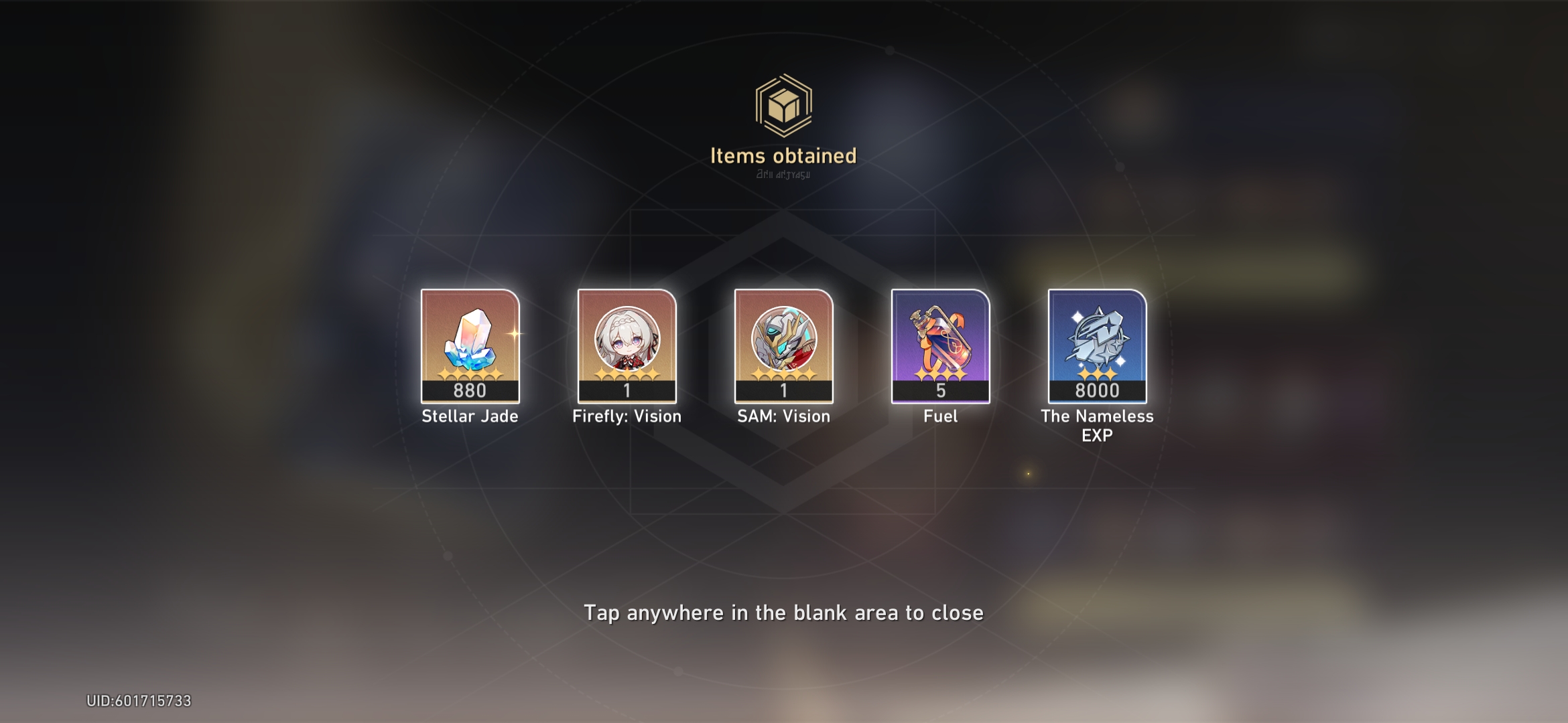 I've finally finished with Nameless Honor level at 70! 🏁 Honkai: Star ...