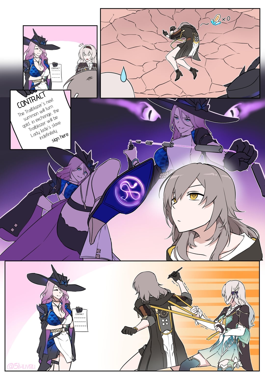 it's okay Firefly, let go of me a bit..it will end soon- Honkai: Star ...