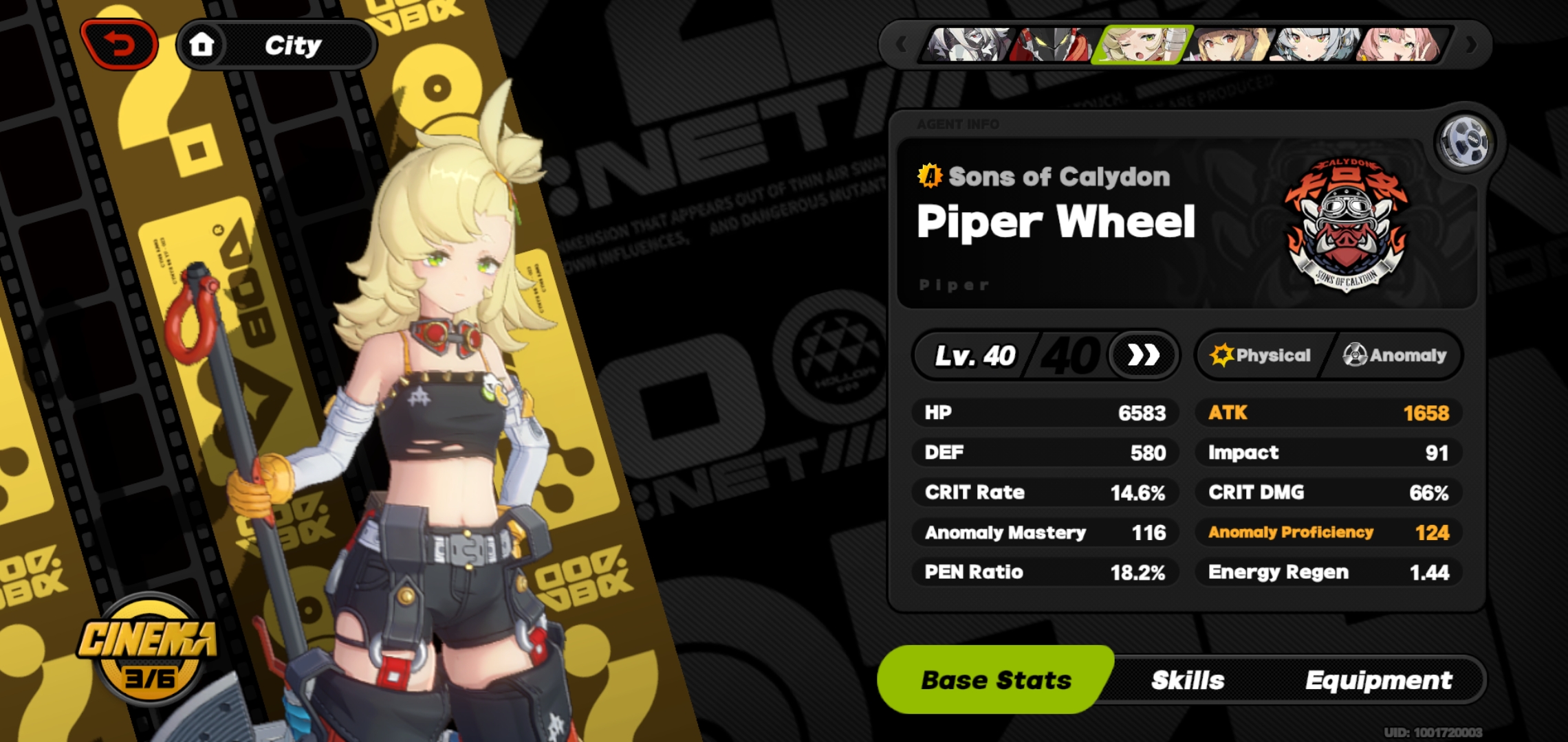 My current piper build :) Zenless Zone Zero | HoYoLAB