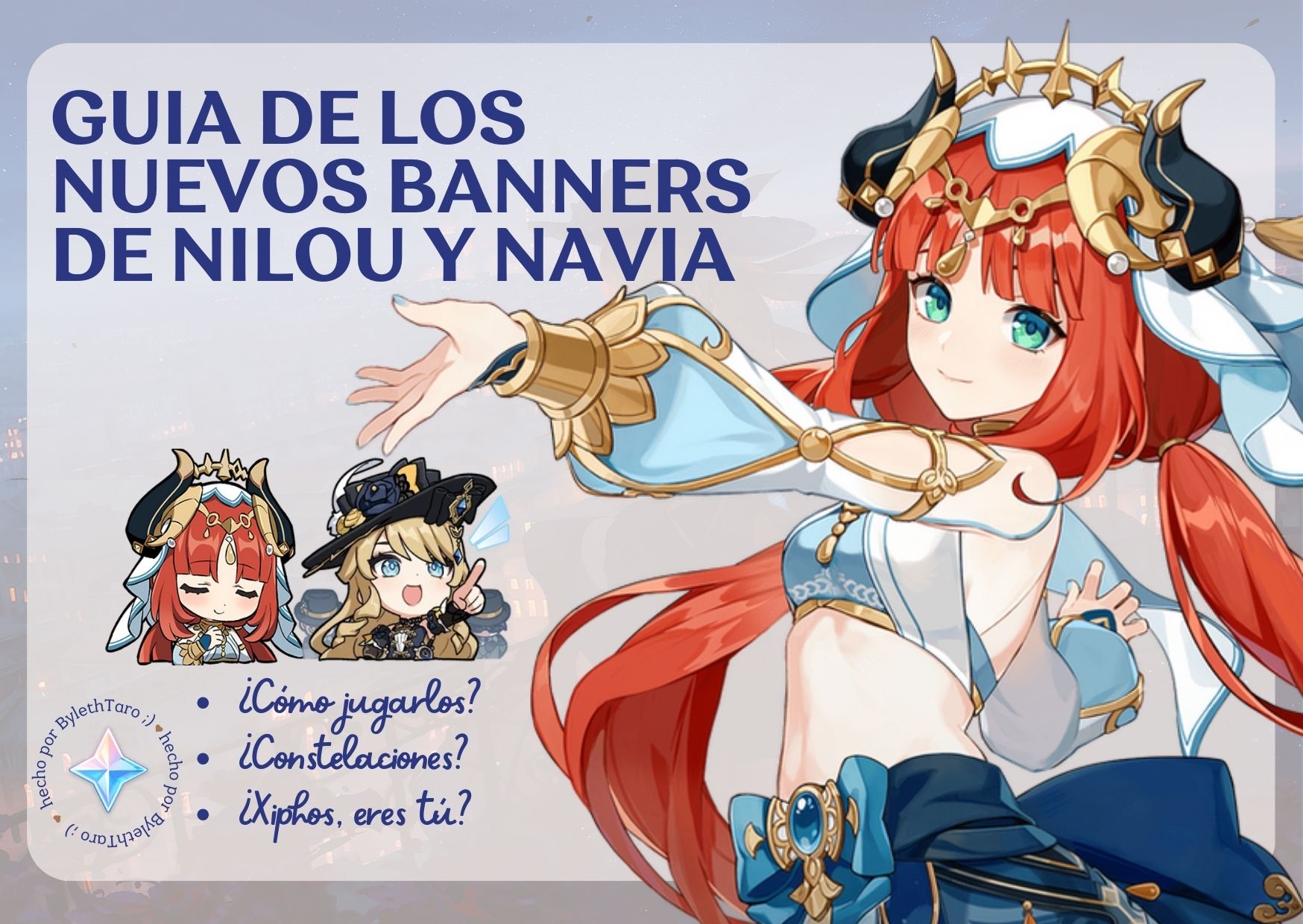 GUÍA DE LOS BANNERS DE NAVIA Y NILOU Genshin Impact | HoYoLAB