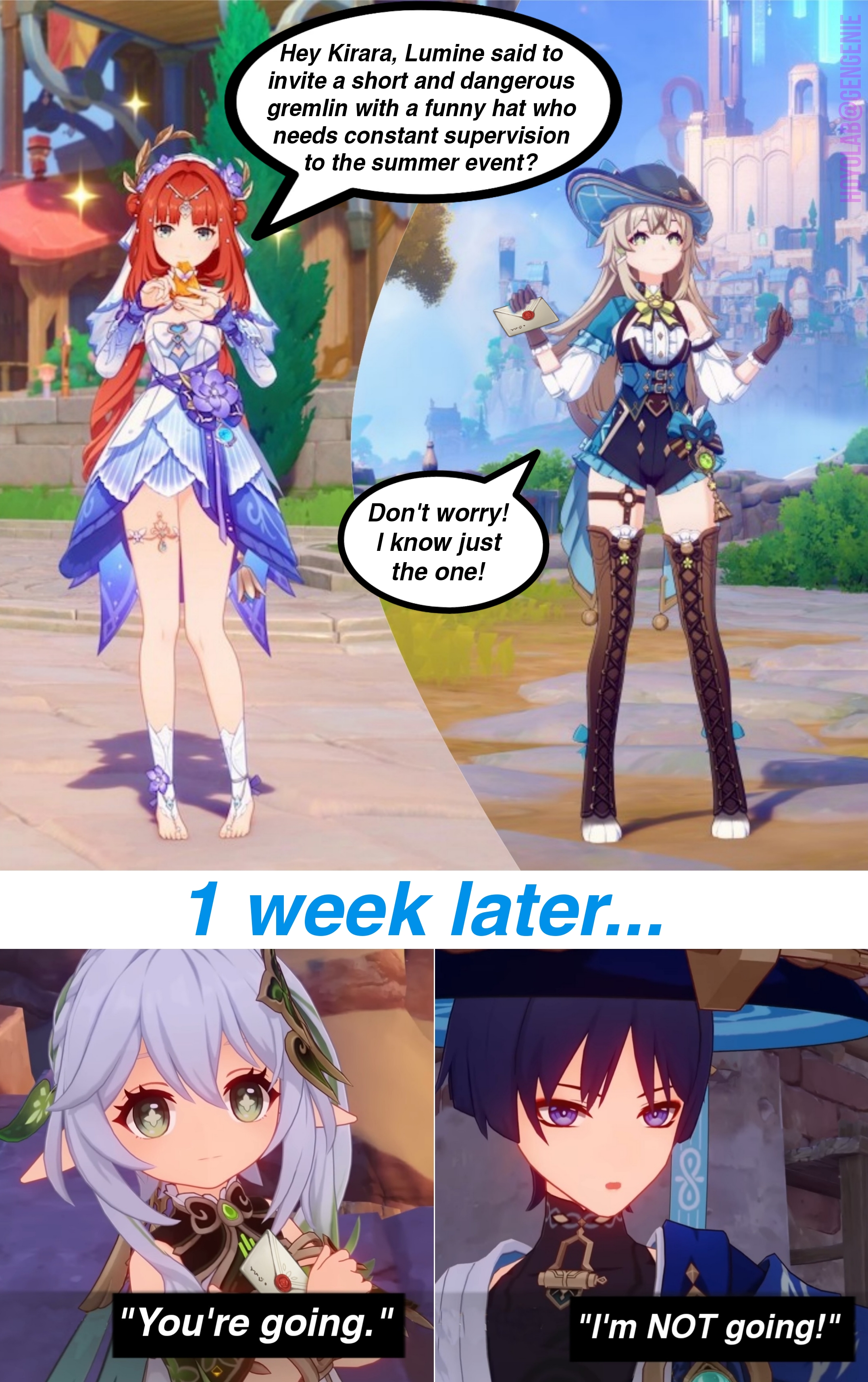 The real reason its Wanderer and not Klee at the summer event: Genshin ...