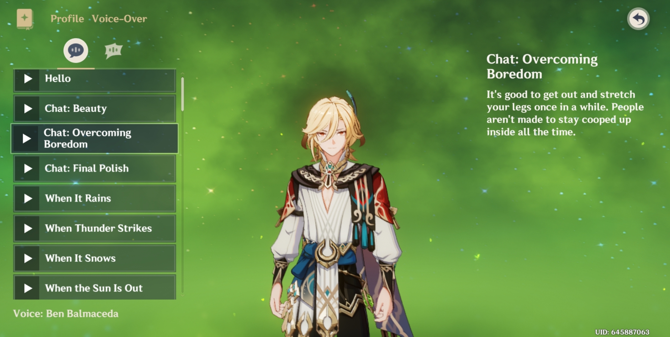 One of my fav lines Genshin Impact | HoYoLAB