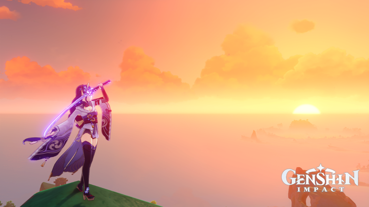 The new Raiden Shogun pose Genshin Impact | HoYoLAB