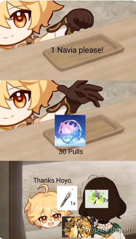 How my Pull went. Genshin Impact | HoYoLAB