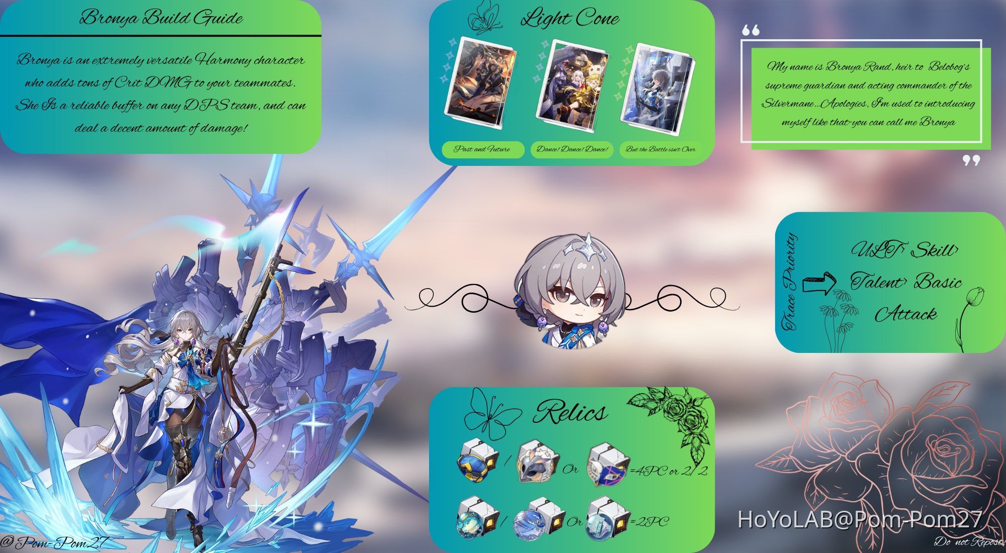 [V2.4] Character Build Guide~Bronya💫 Honkai: Star Rail | HoYoLAB