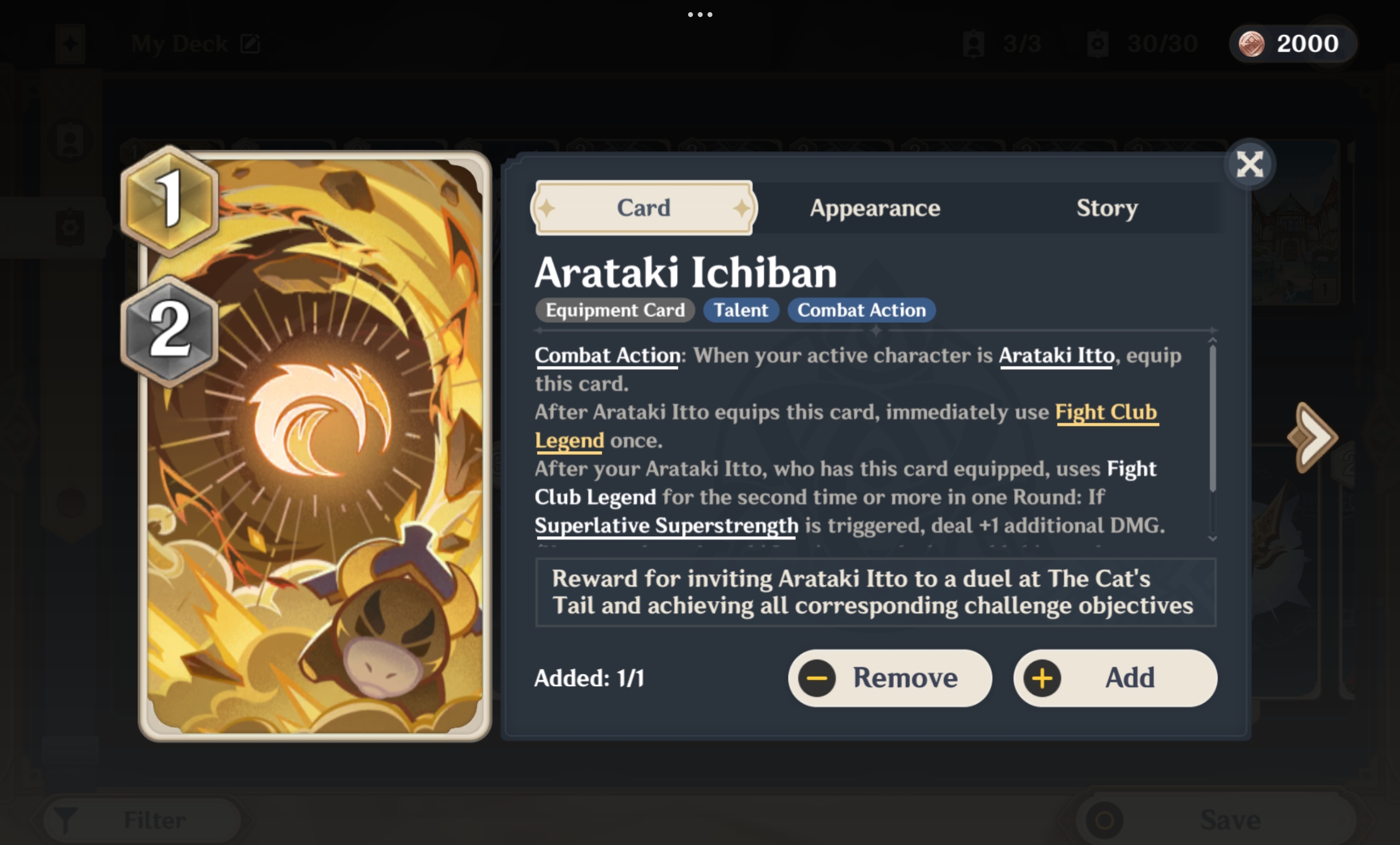 Itto's tcg cards appreciation post Genshin Impact | HoYoLAB