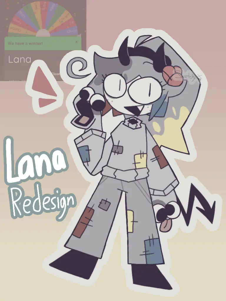 day 2 of redesigning fpe characters - lana | HoYoLAB