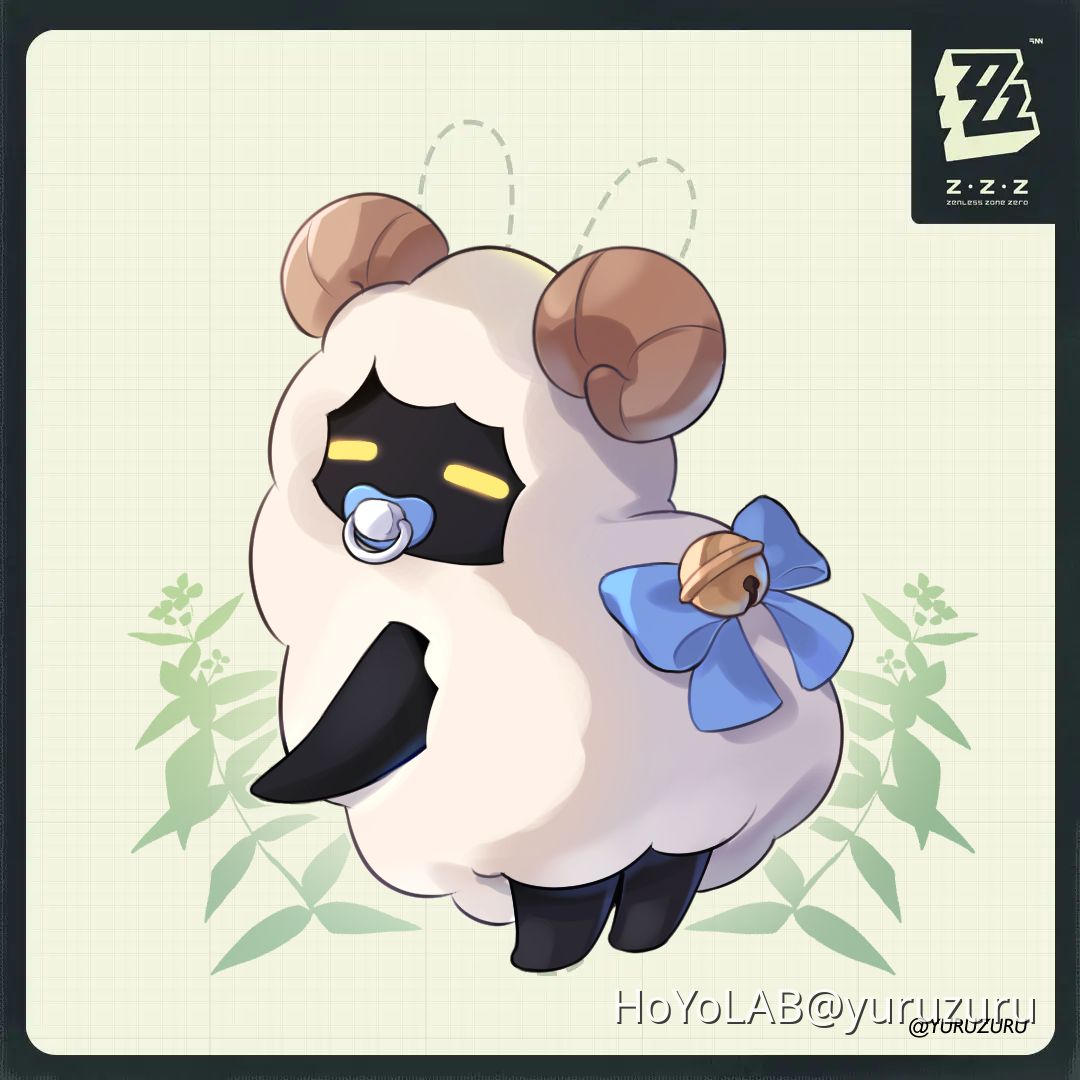 Baaboo the Baby Sheep Bangboo Zenless Zone Zero | HoYoLAB