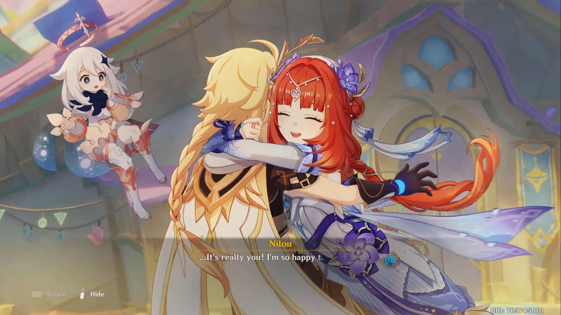 nilou hug aether Genshin Impact | HoYoLAB