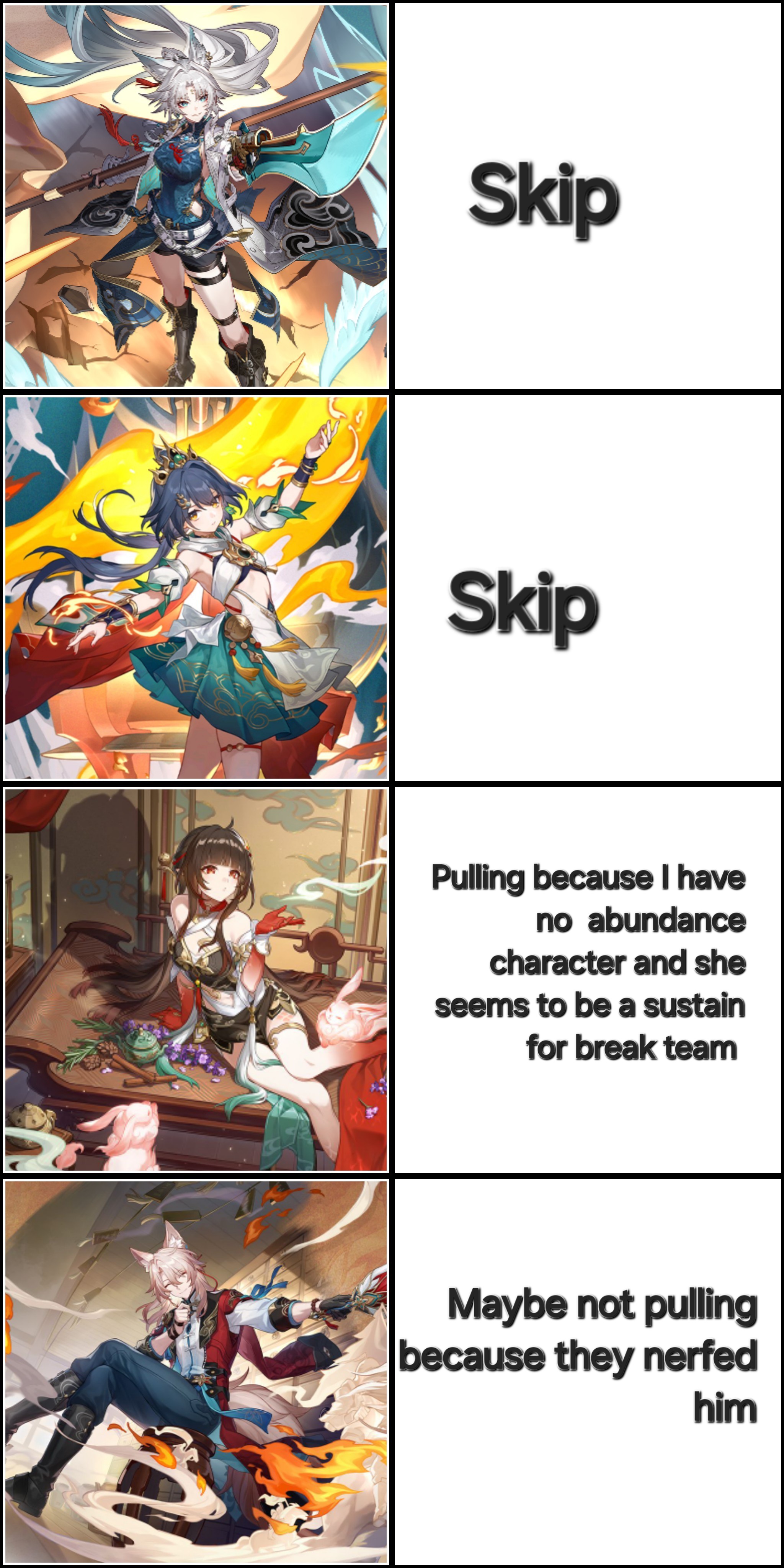 My future pulling plans!!! Honkai: Star Rail | HoYoLAB