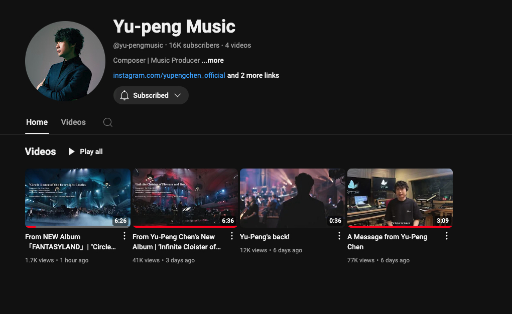 Yu-Peng Chen Is Back! Genshin Impact | HoYoLAB