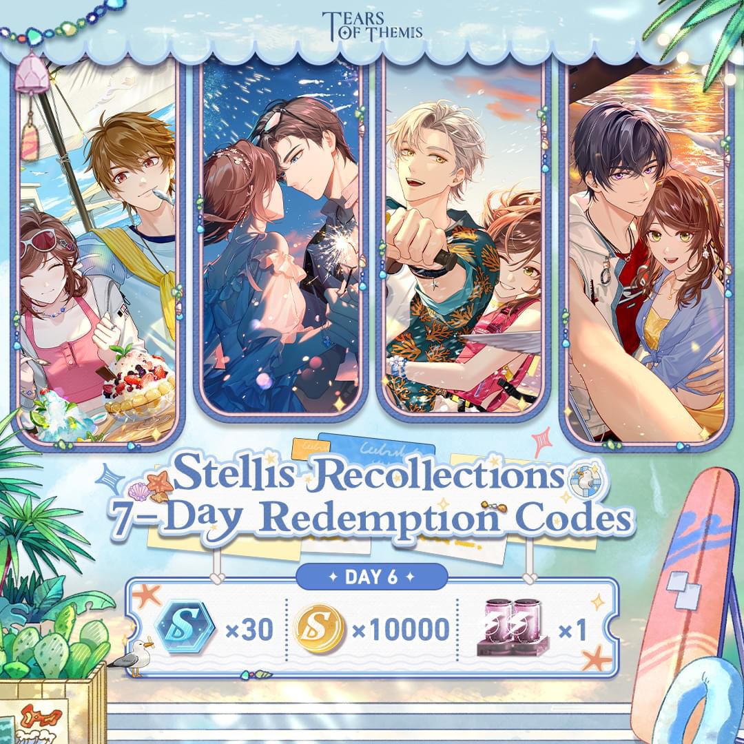 Stellis Recollections 7-Day Redemption Codes Day 6 (DownIntoLove) Tears ...