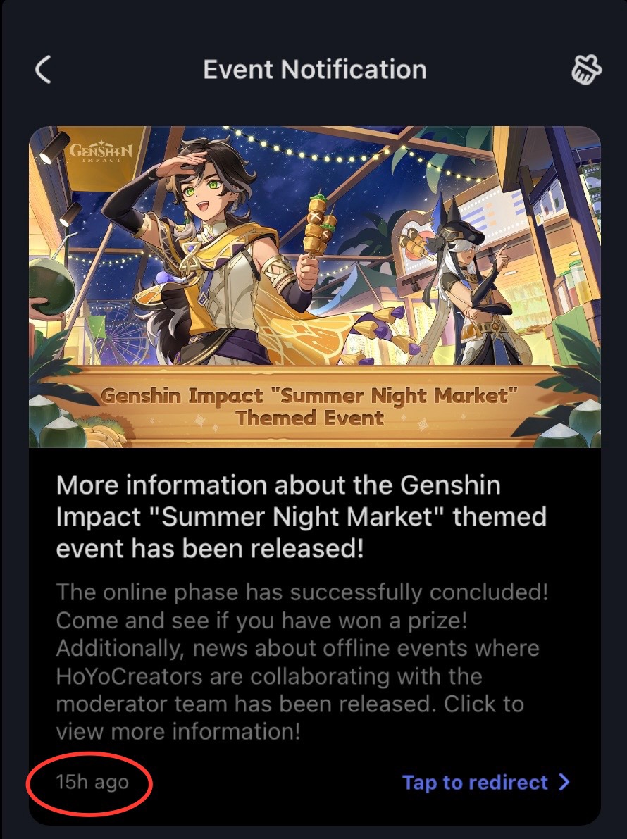 HoyoLab and useless event announcements Genshin Impact | HoYoLAB