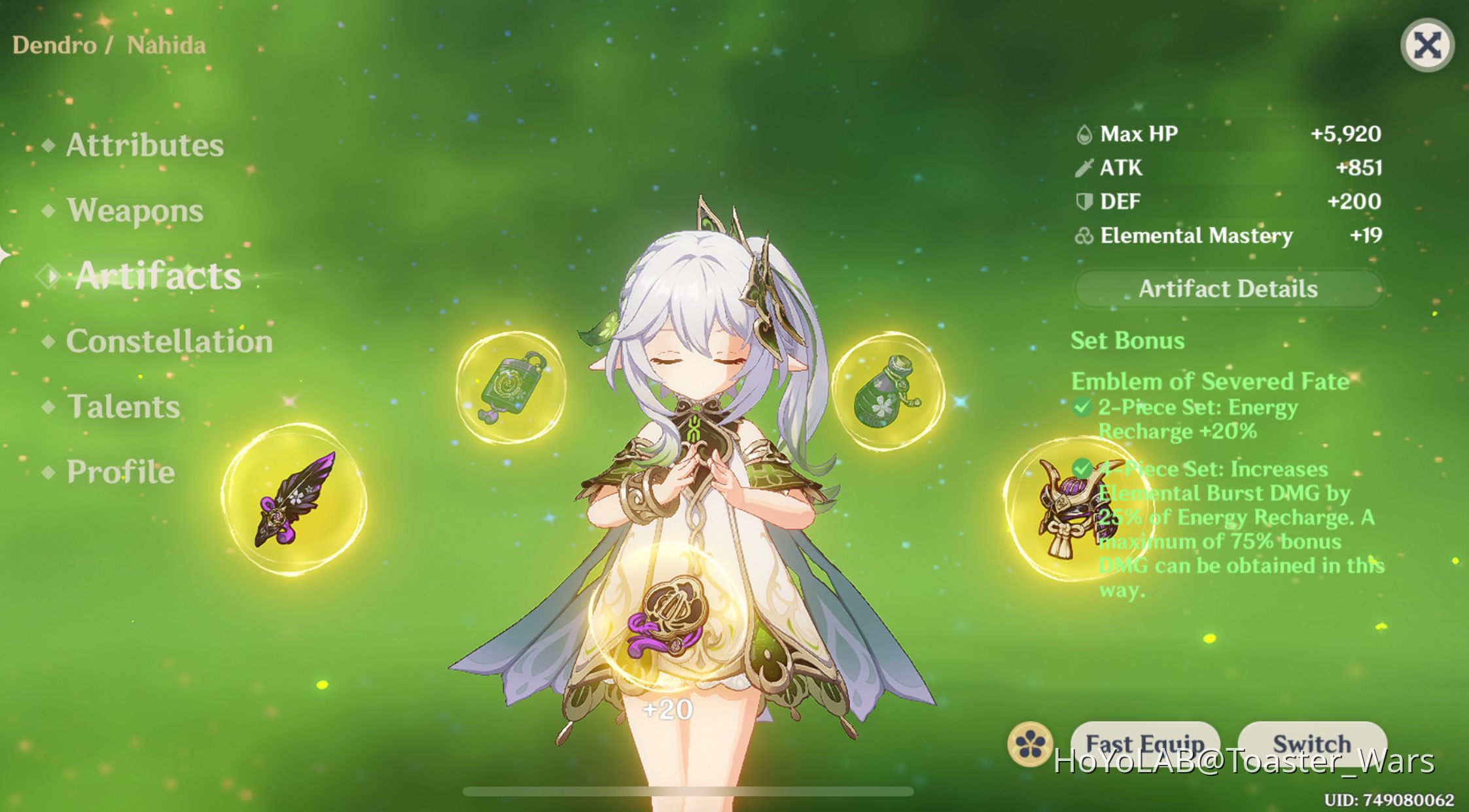 Cursed Nahida Build. Genshin Impact | HoYoLAB