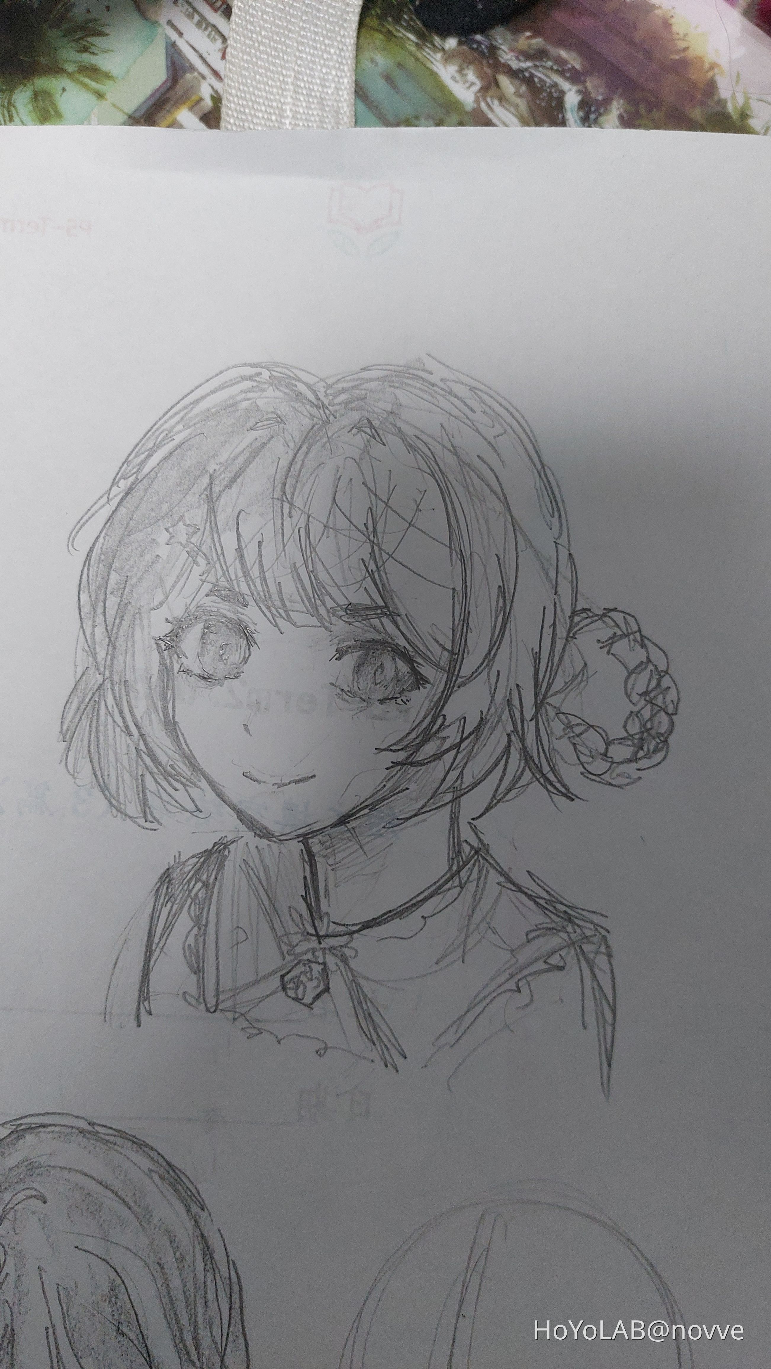 quick xiangling sketch! (aka pt1 of teaching my bro how to draw ...