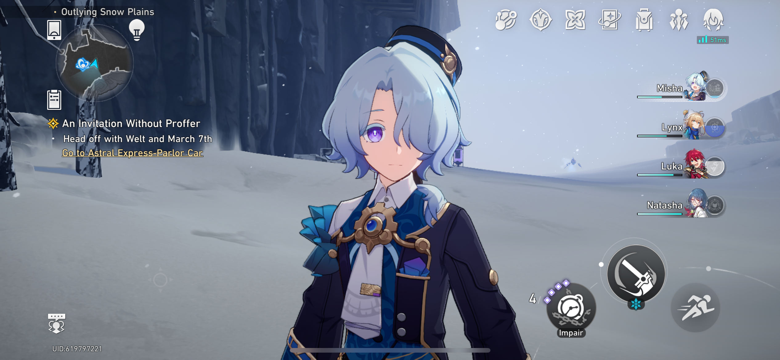 blue haired kid from hsr is literally chongyun + freminet merged ...