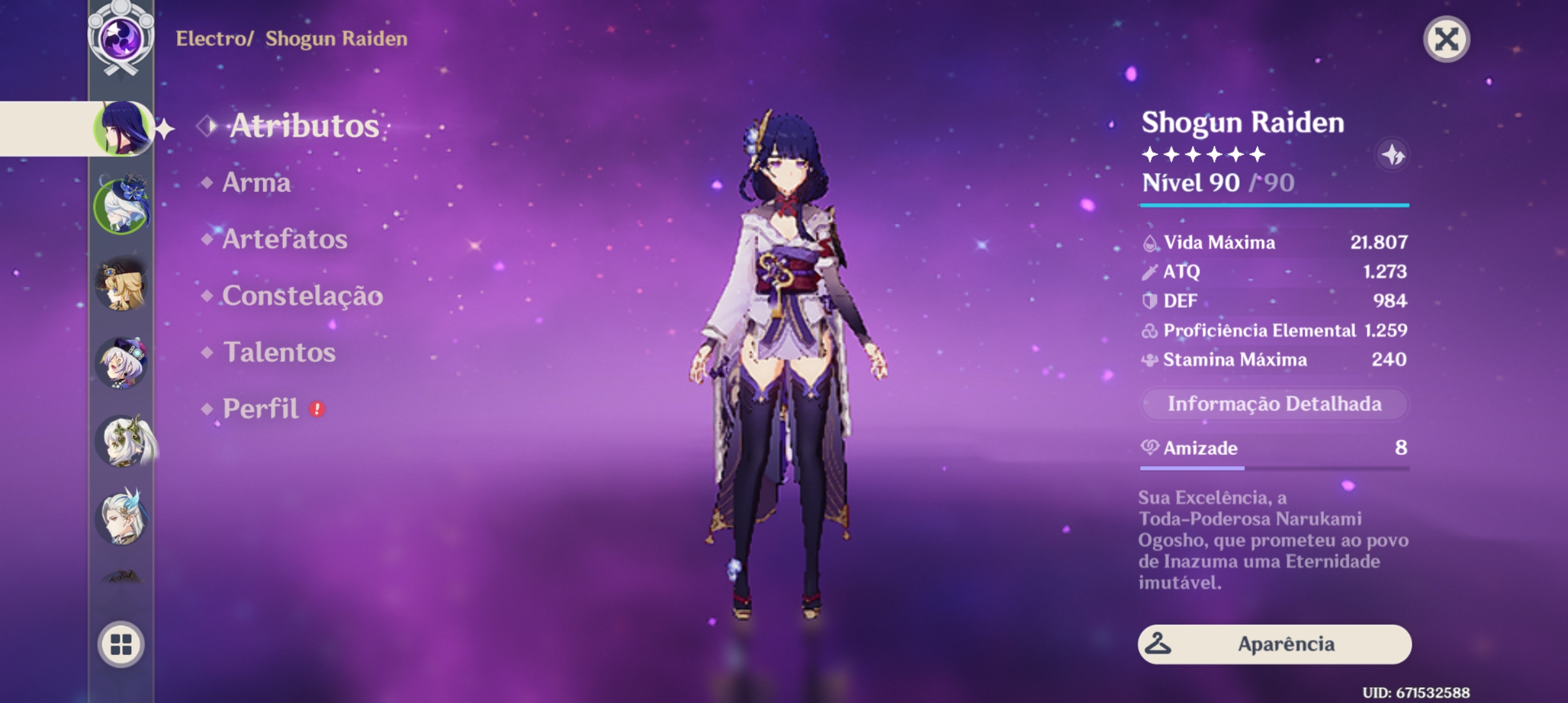 Sim, a Raiden Hyperbloom é real (desculpa a resolução podre) Genshin ...