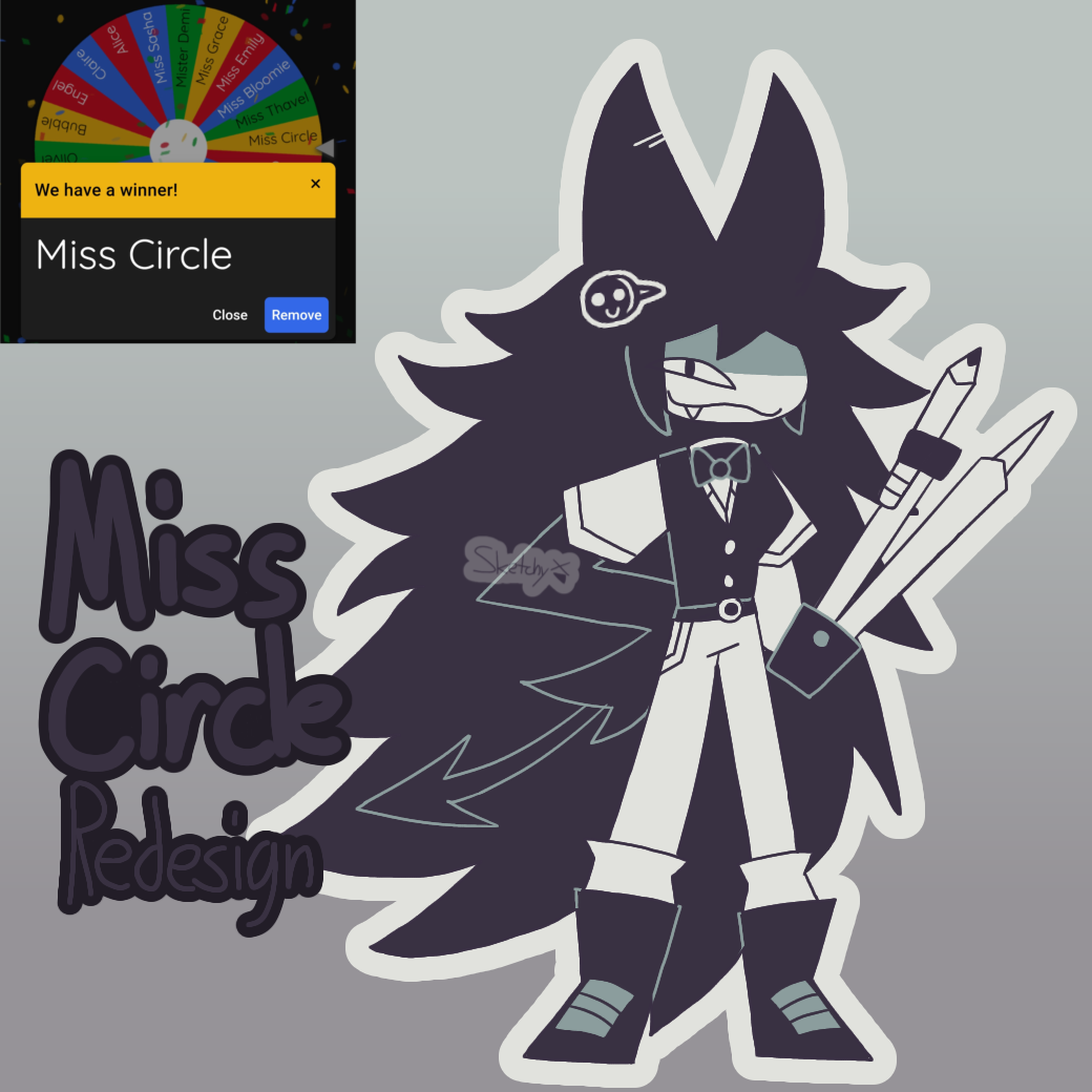 day 3 of redesigning fpe characters - miss circle | HoYoLAB