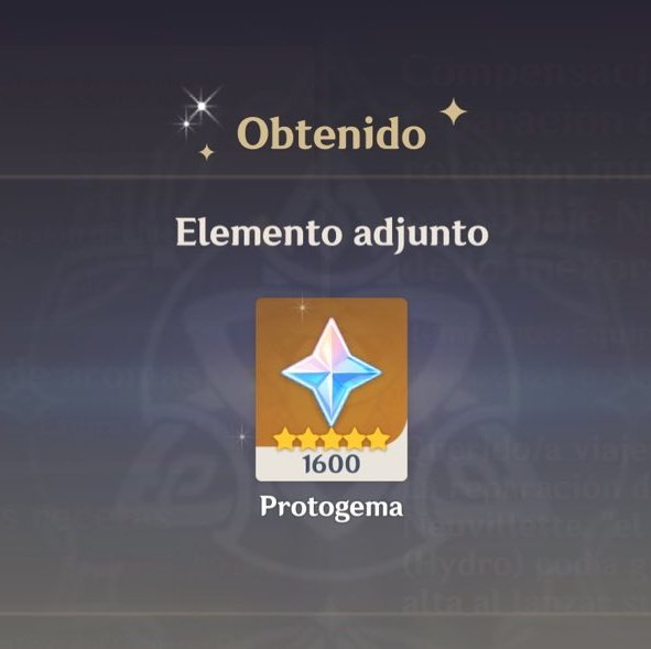 Ya disponible 1600 Protogemas para todos en el correo. Genshin Impact ...