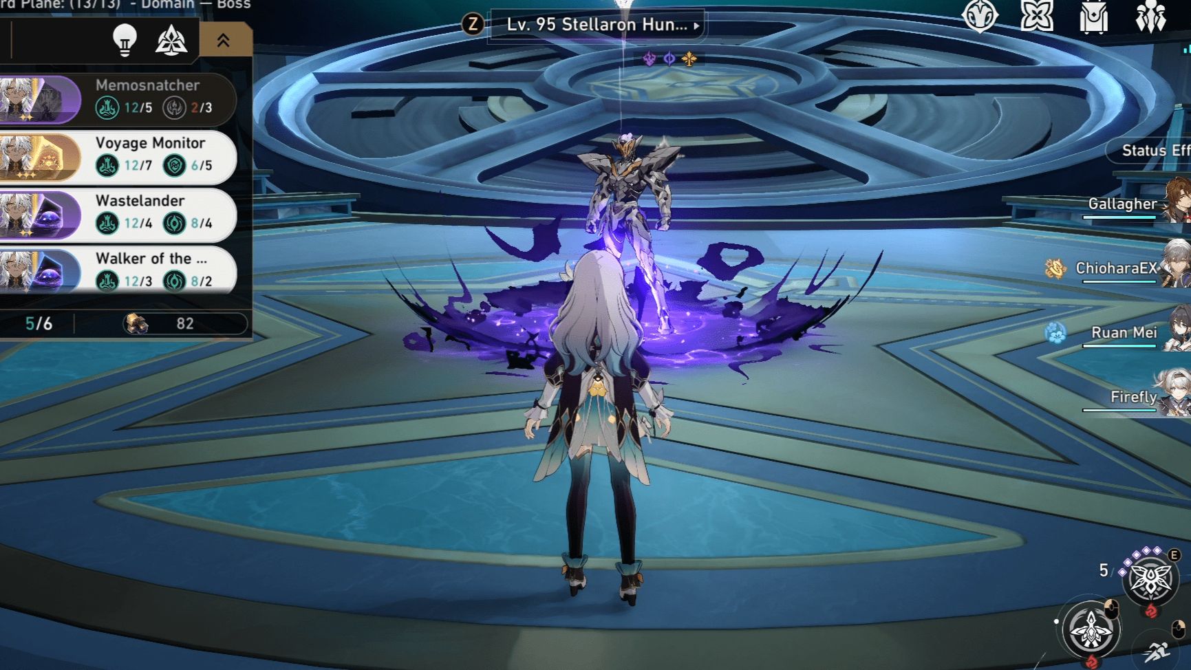 [Honkai Star Rail] Clearing Divergent Universe Difficulty 6 using Firefly Super Break Team ...