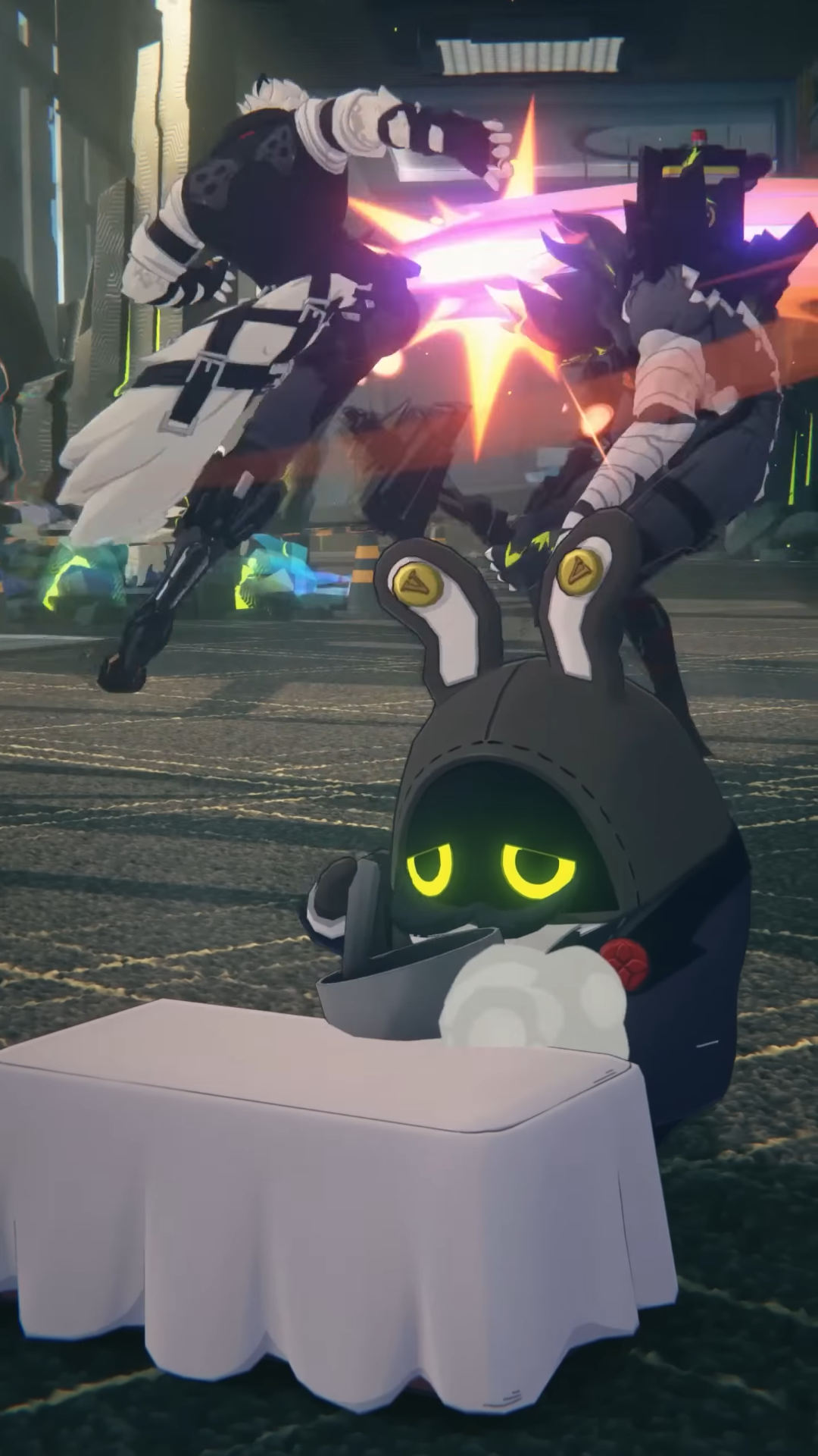 Love how everyone is fighting in the background and Butler is just👨‍🍳🍳🥞 ...