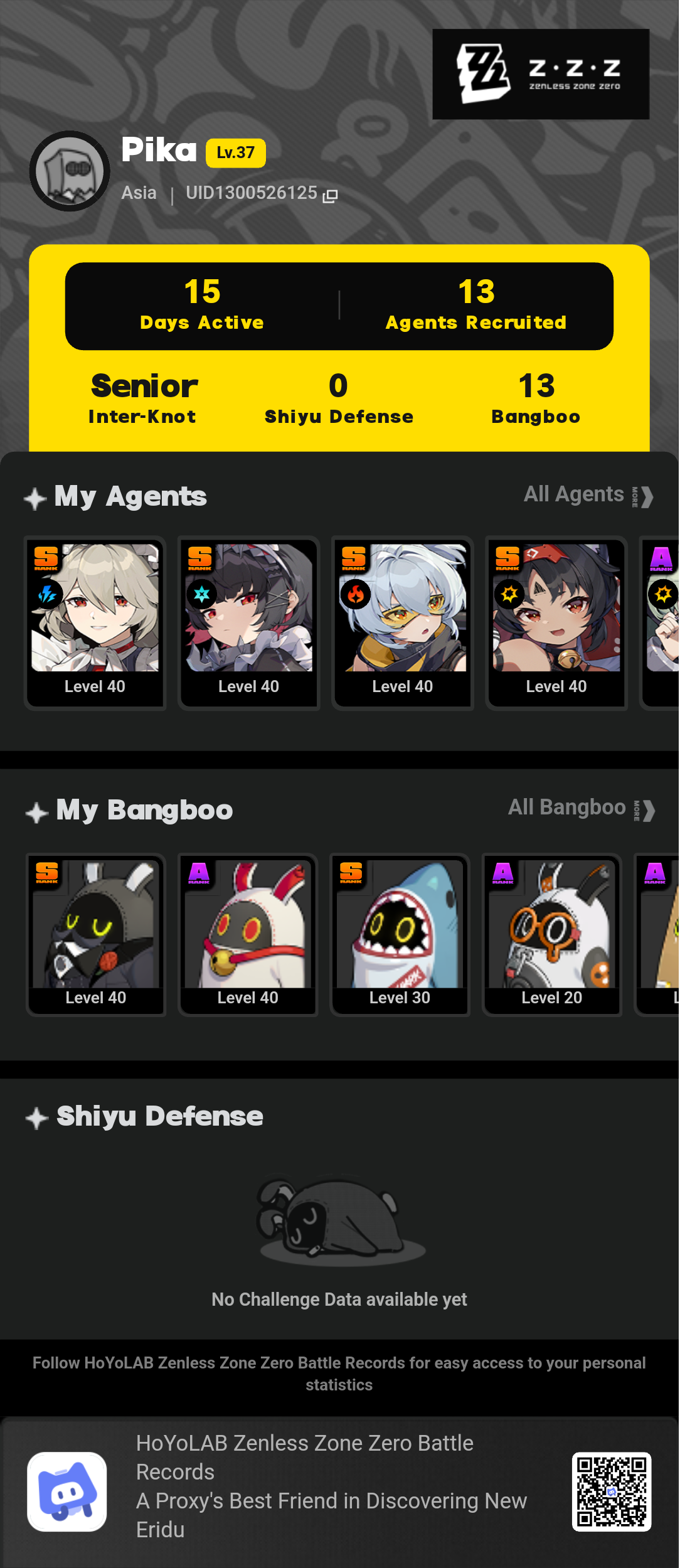 Ye Zenless Zone Zero Hoyolab