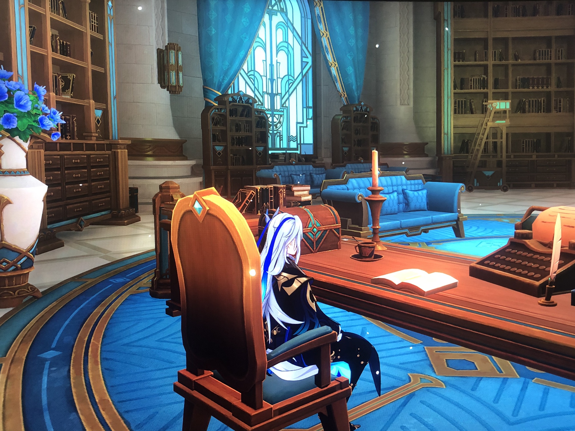 Neuvillette in his office Genshin Impact | HoYoLAB