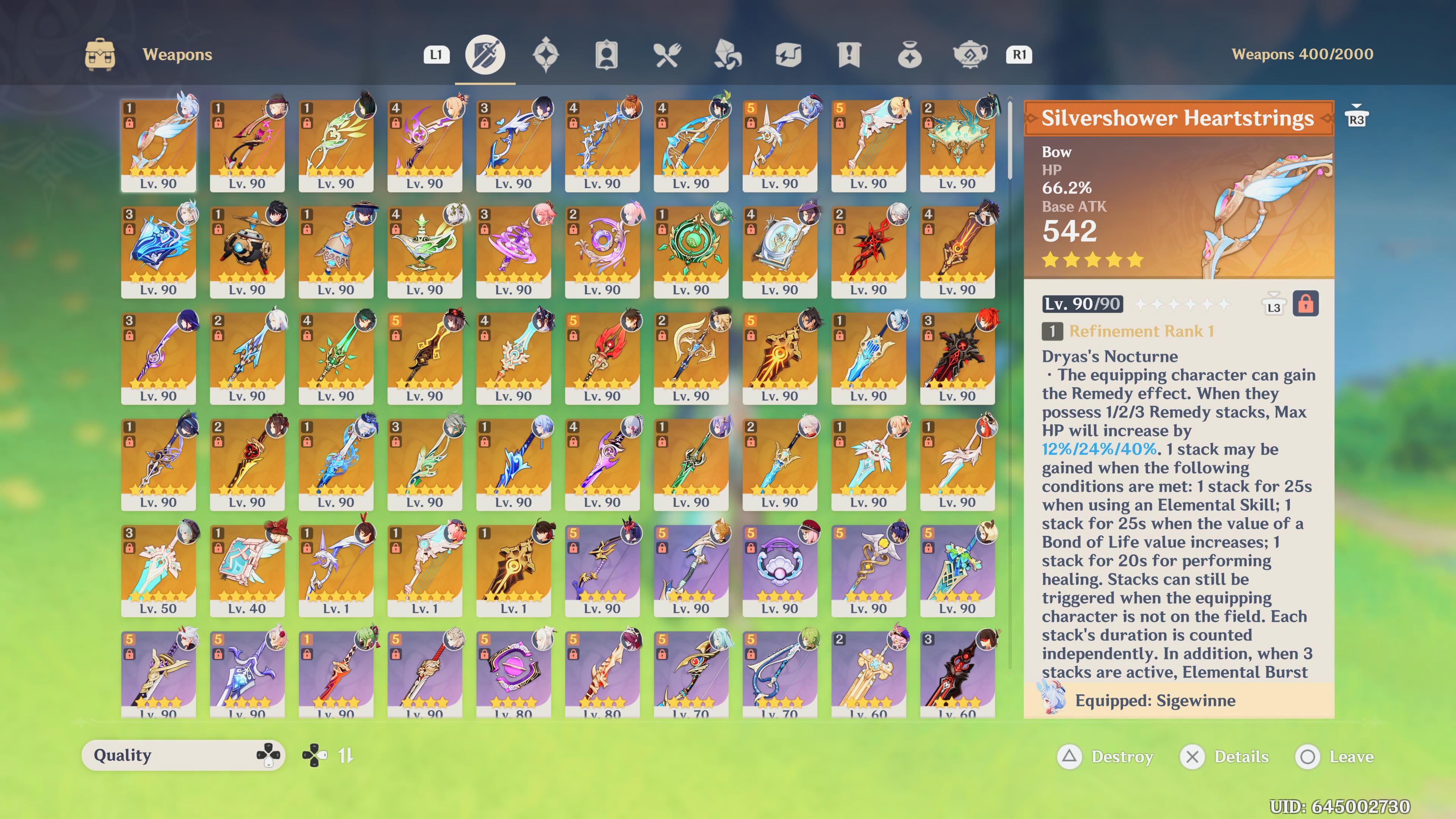 Update of the weapons... Genshin Impact | HoYoLAB