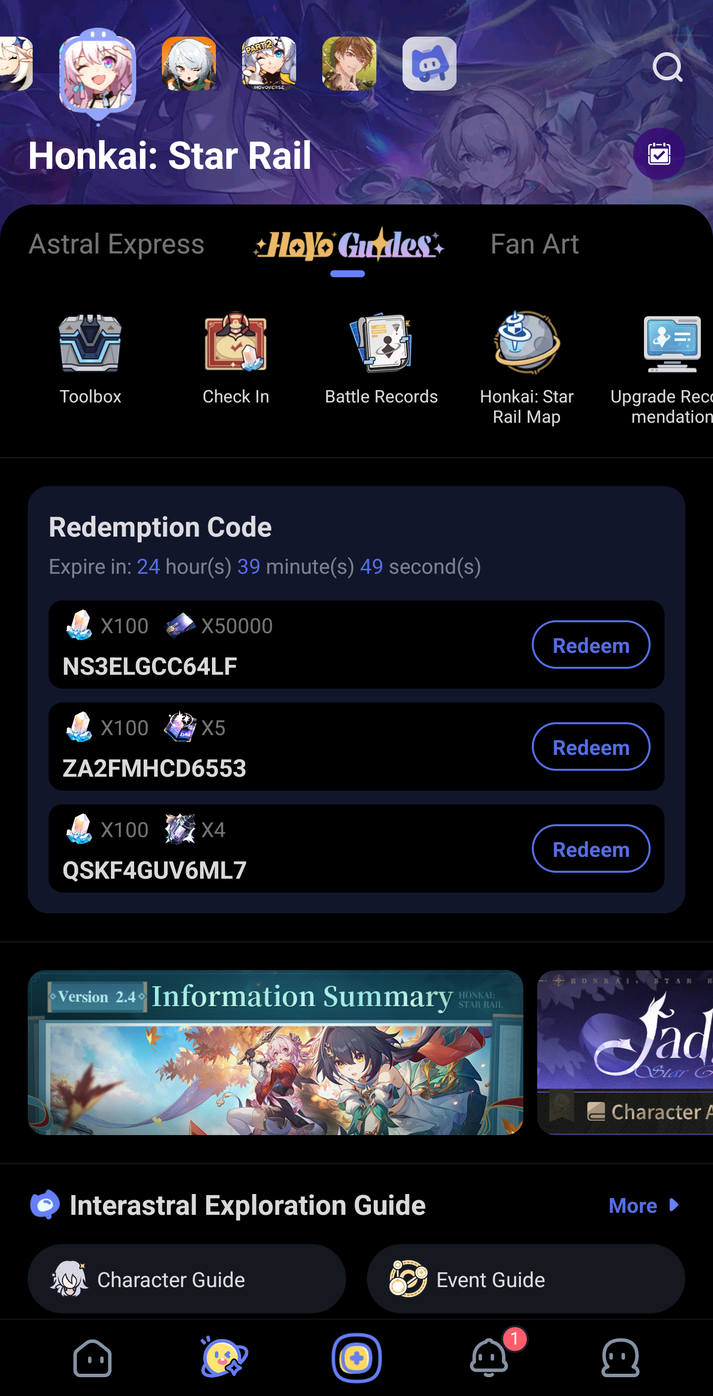 Livestream Limited Time Redemption Codes Honkai: Star Rail | HoYoLAB