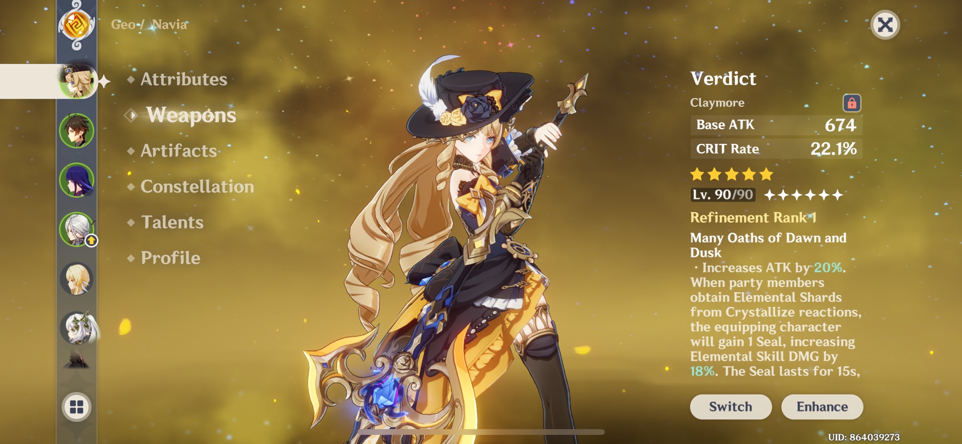 Navia weapon IS HERE Genshin Impact | HoYoLAB