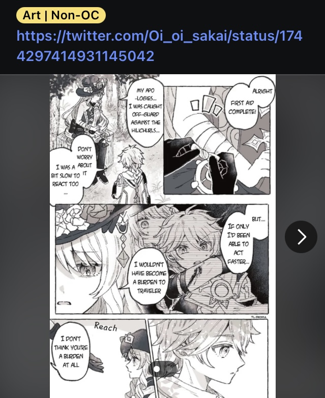 Short Aether X Navia Comic (Bonus as well) Genshin Impact | HoYoLAB