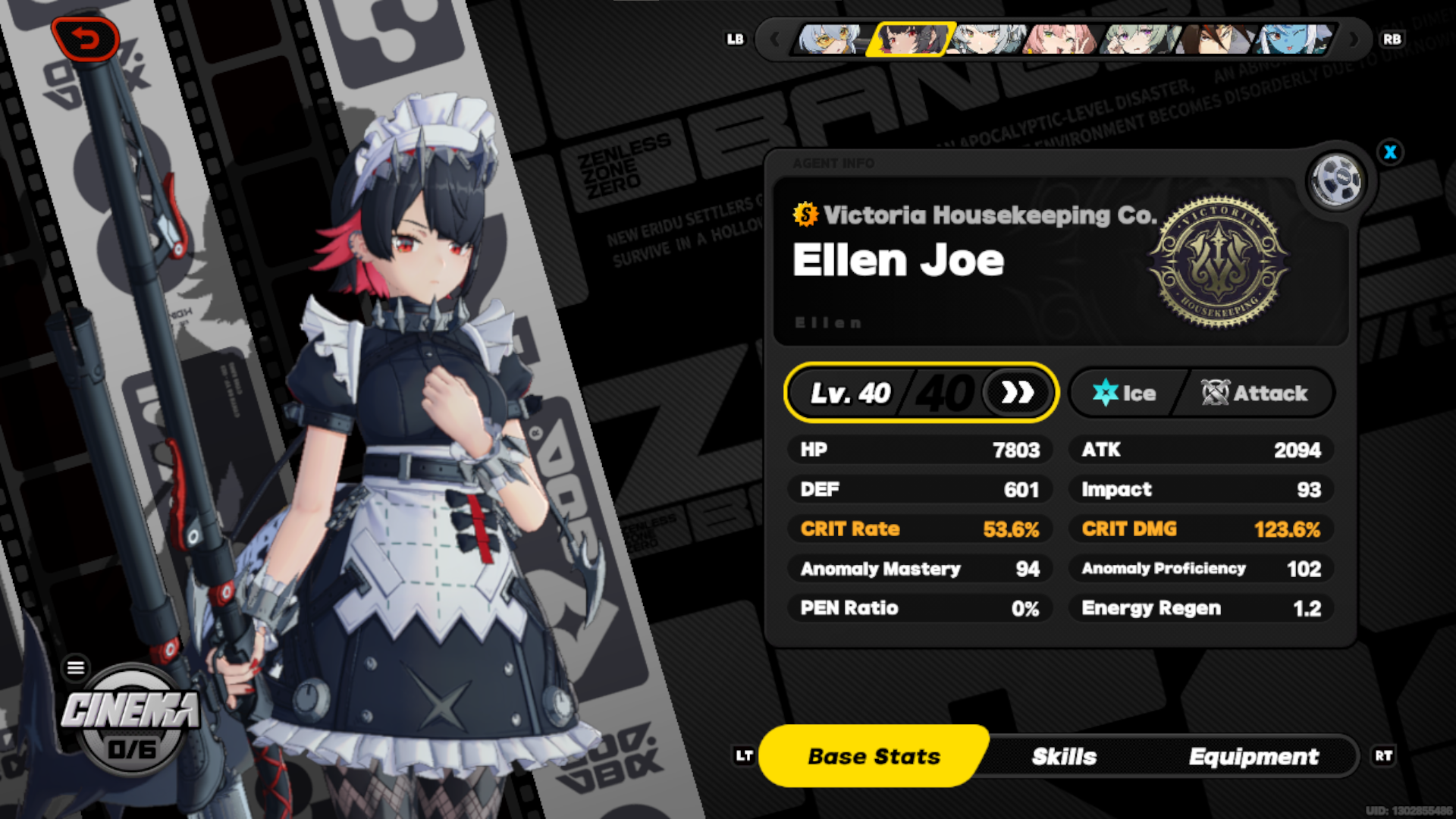 my Ellen build. Zenless Zone Zero | HoYoLAB