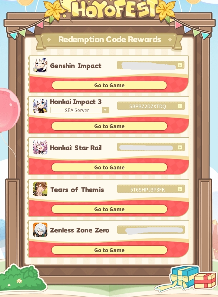 Free code from HoyoFest event Honkai Impact 3rd | HoYoLAB