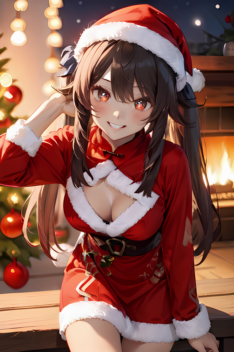 Hu Tao Christmas in July 🎁 Genshin Impact | HoYoLAB