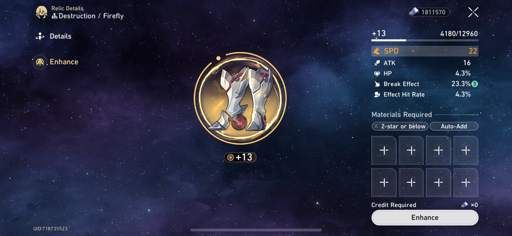 Firefly Relic Honkai: Star Rail | HoYoLAB