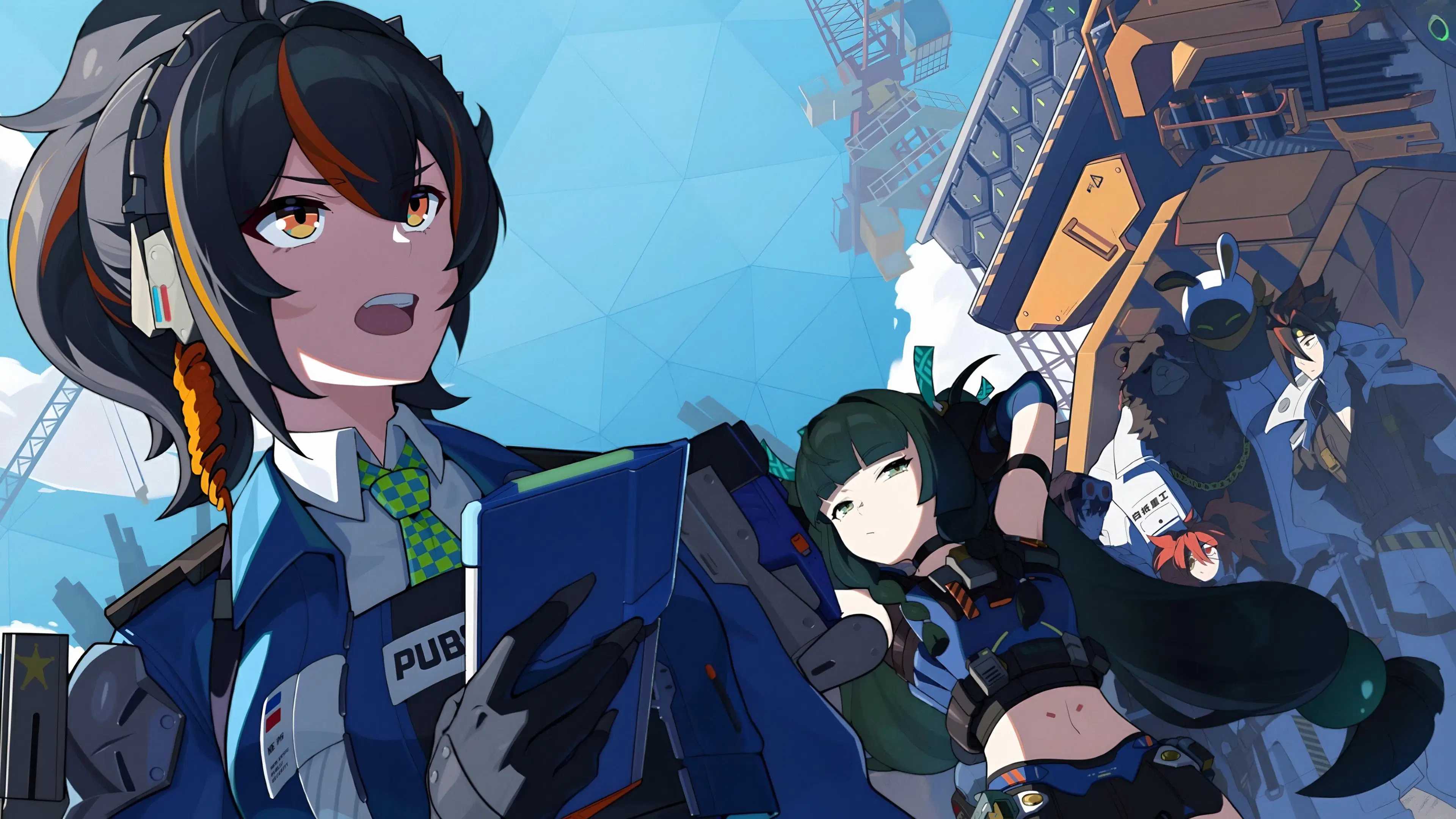 Zenless Zone Zero - Zhu Yuan and Qingyi - Wallpaper 4k "up-rendered ...