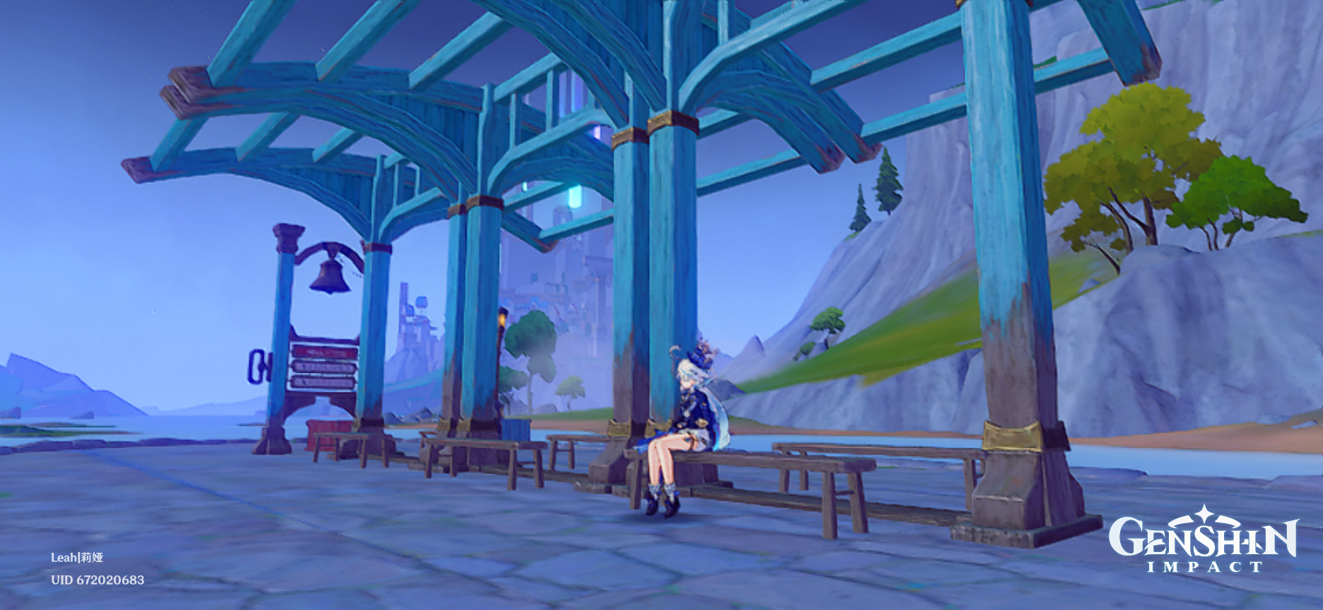 Simulanka train tracks looks like the ones from Spirited Away Genshin ...