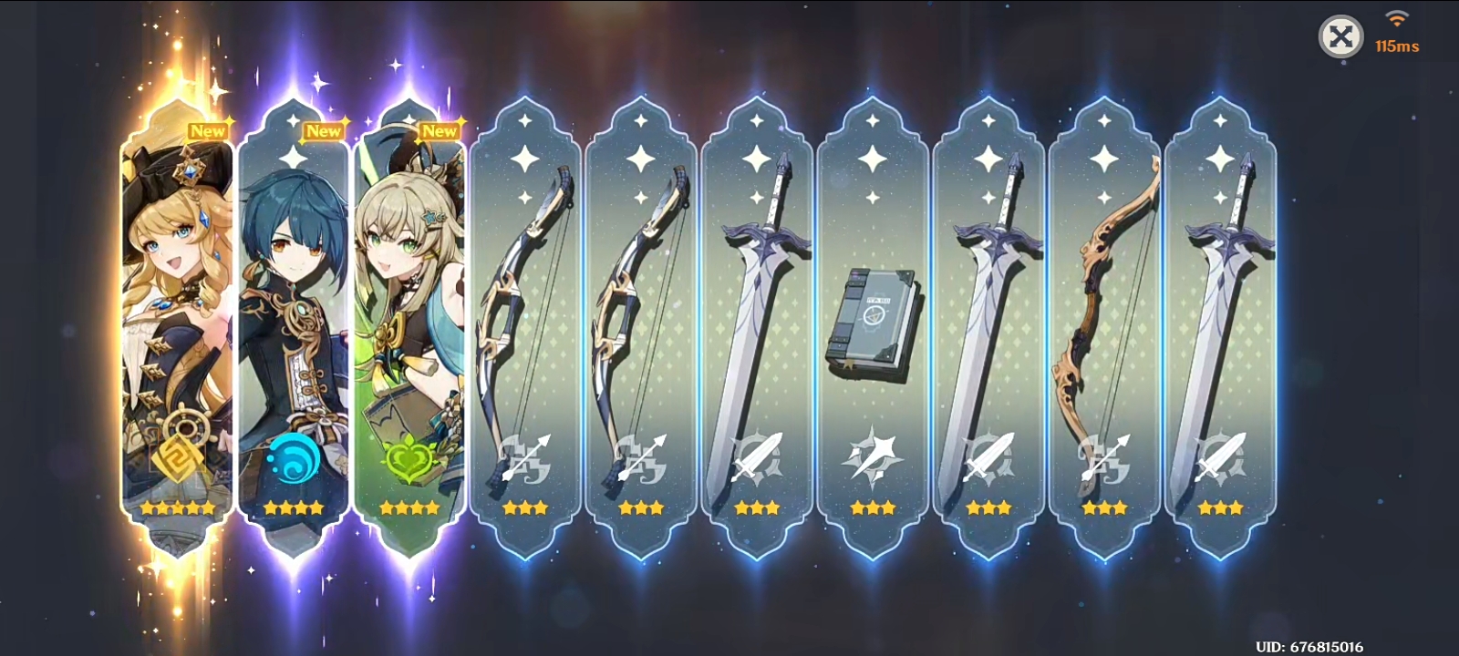 First 10 pull on Navia's banner Genshin Impact | HoYoLAB